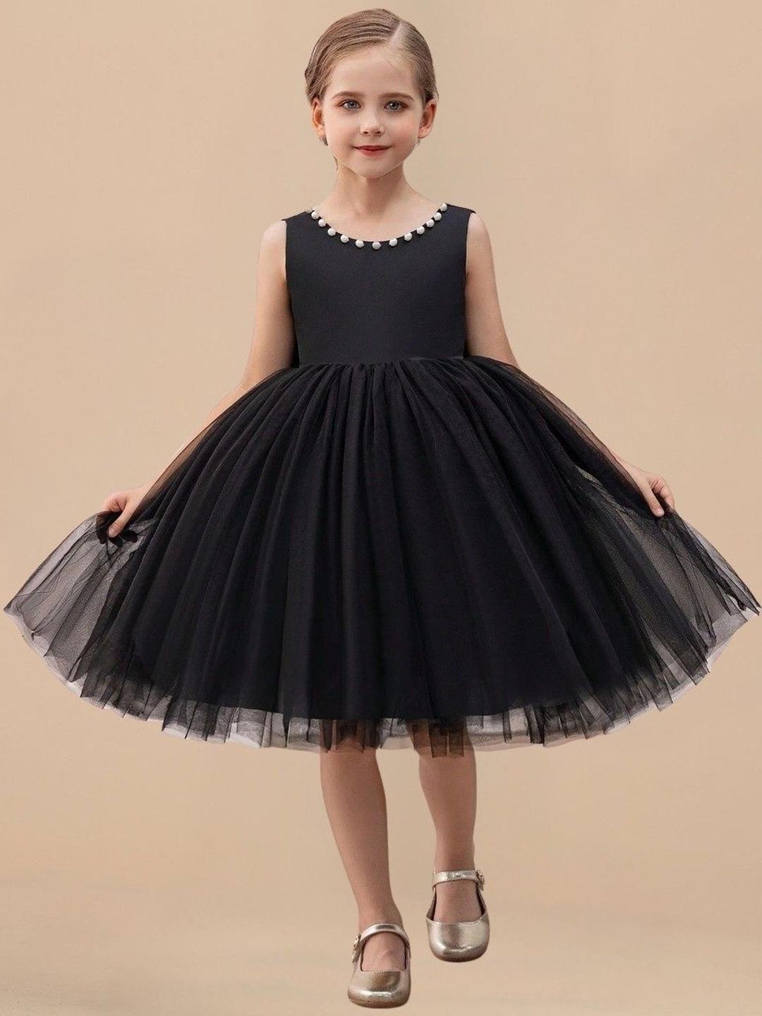 Buy Tejam Embellished Satin Fit & Flare Dress - Dresses for Girls ...