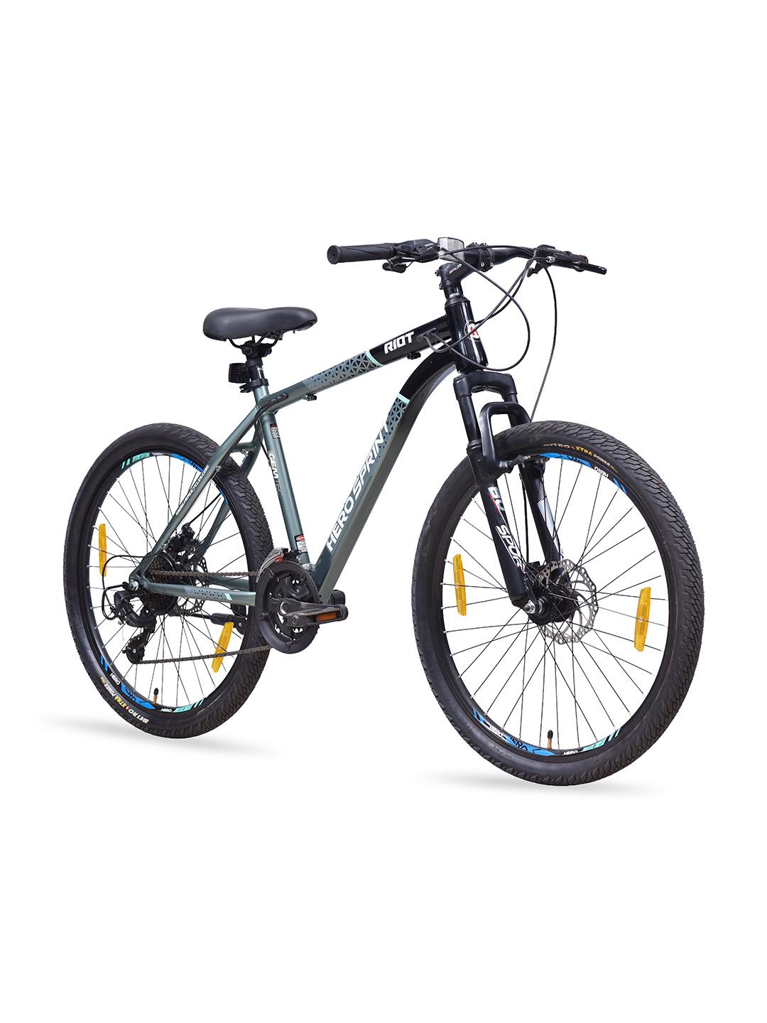 Buy Hero Riot 21 Speed 26T Front Suspension Steel Grey Black Mountain ...
