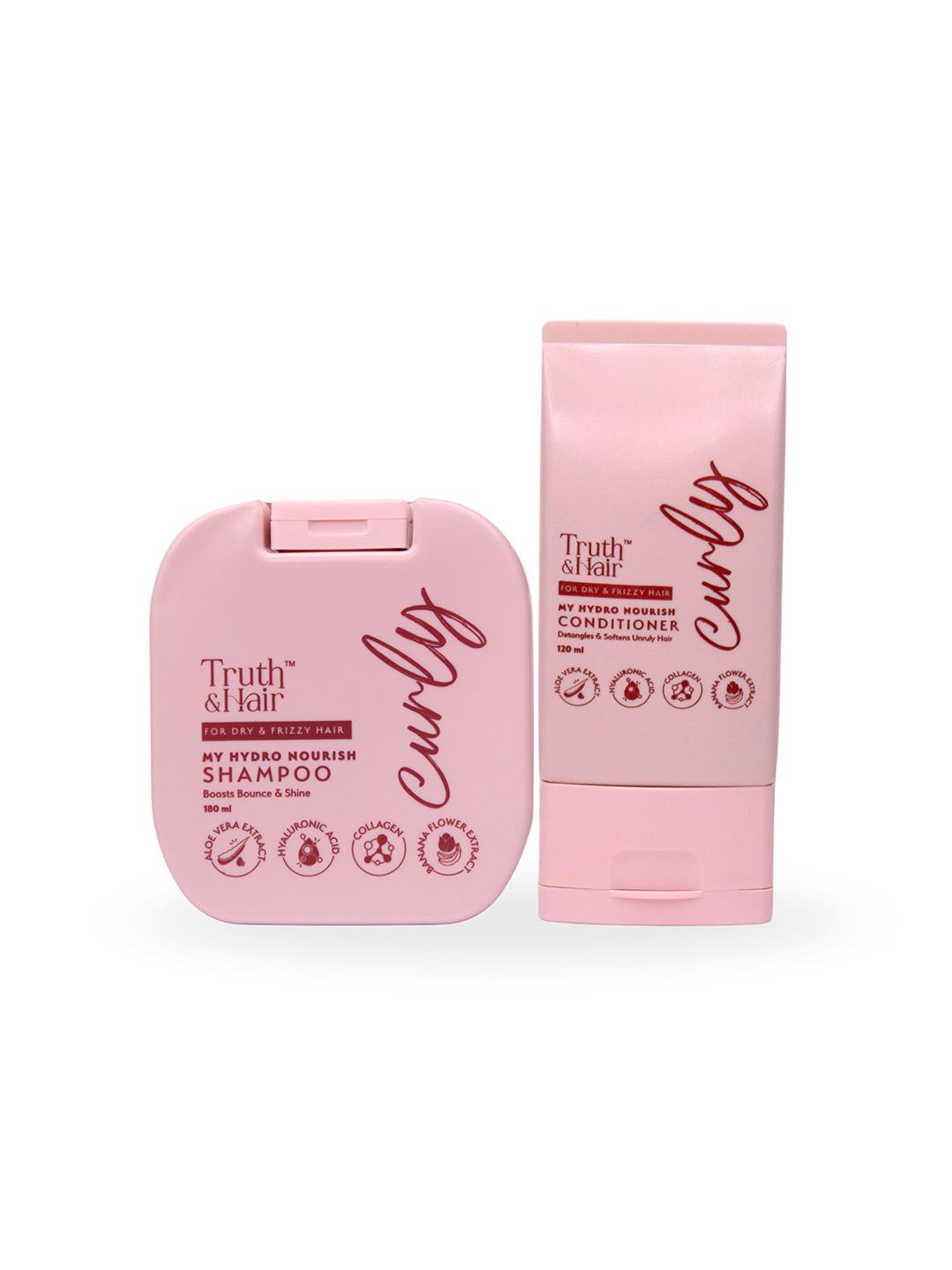 Buy Truth & Hair Curly Set Of 2 Hydro Nourish Shampoo 180 Ml ...