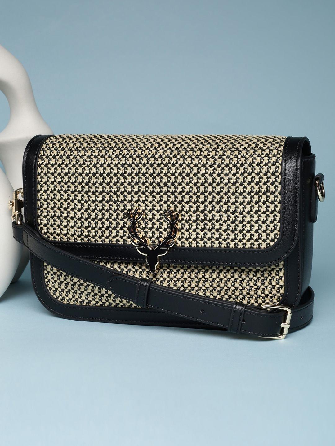 Buy Allen Solly Woman Textured PU Sling Bag - Handbags for Women ...