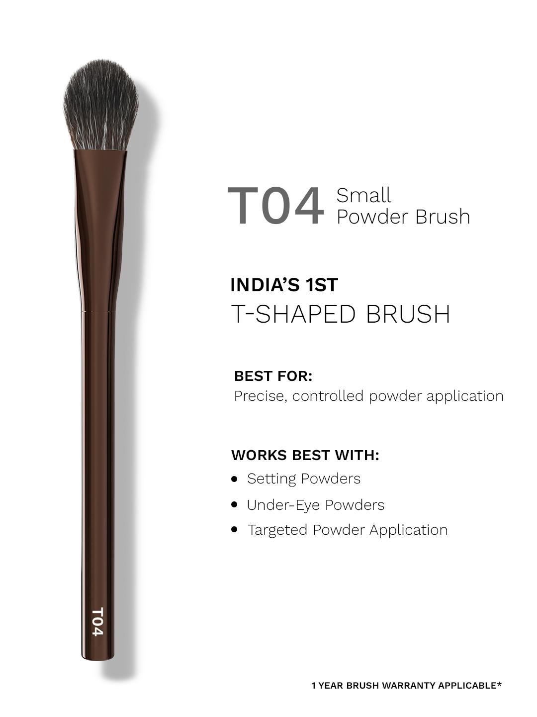 Buy PAC T04 Small Powder Brush Brown - Face Brush for Unisex 35066028 ...