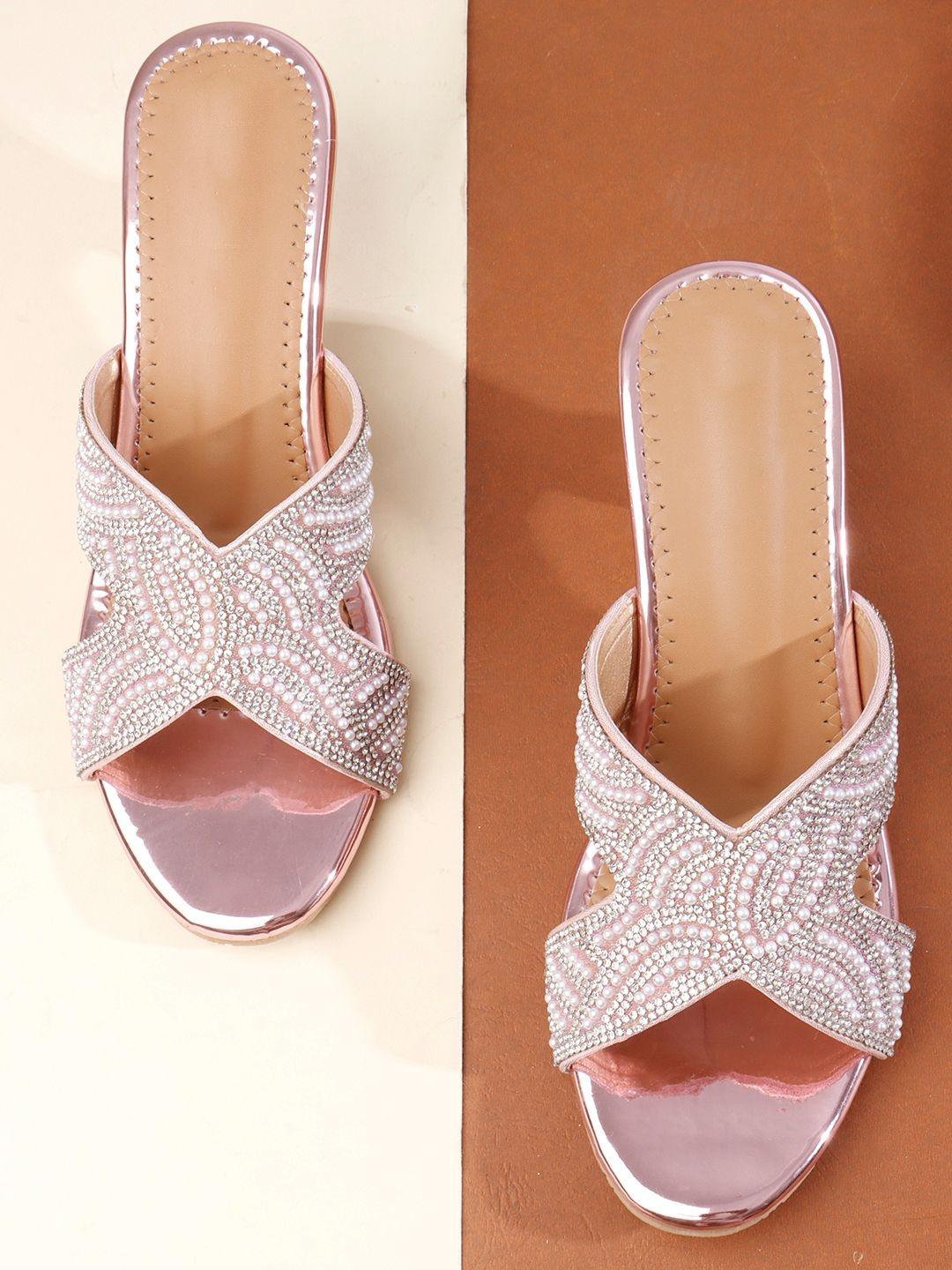 Buy TRIKSY Embellished Party Block Mules - Heels for Women 39401514 ...