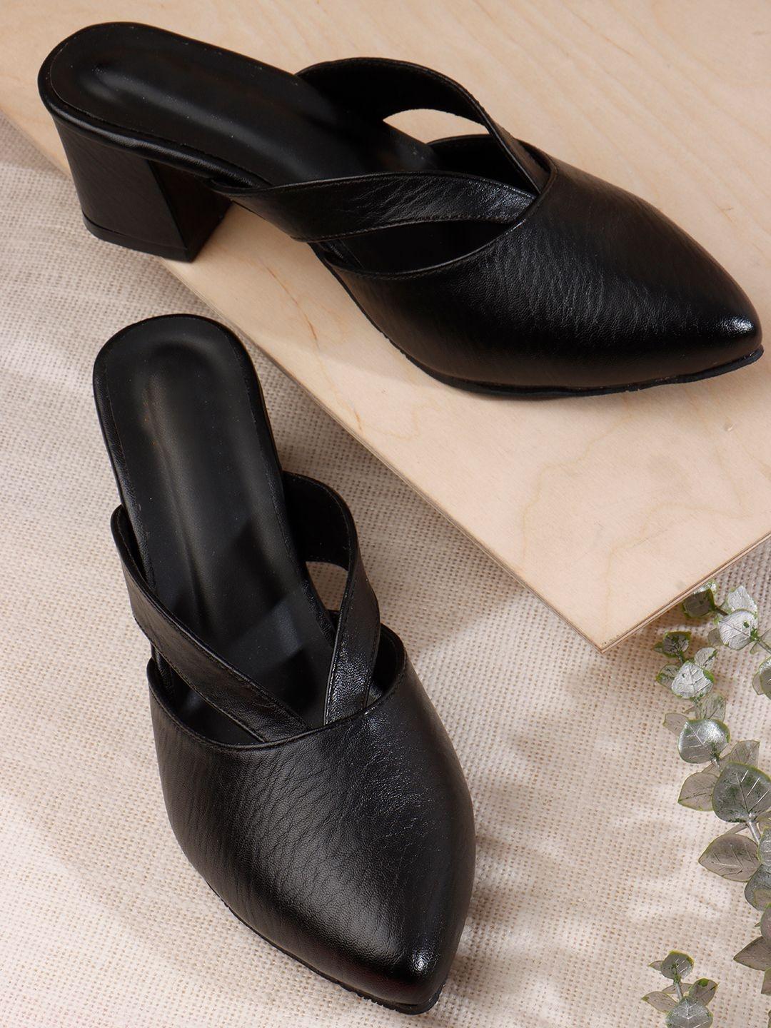 Buy TRIKSY Block Mules - Heels for Women 39403557 | Myntra