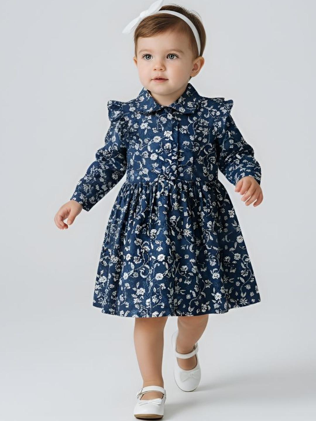 Buy Bella Moda Floral Print Fit & Flare Dress - Dresses for Girls ...