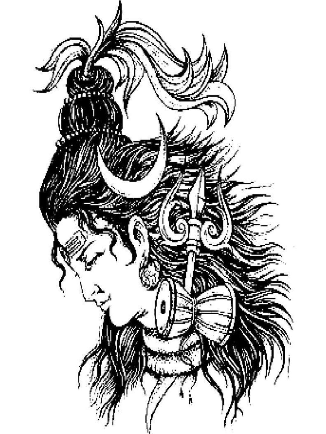 Buy ORDERSHOCK Lord Shiva Water Proof Temporary Tattoo Sticker - Bindi ...