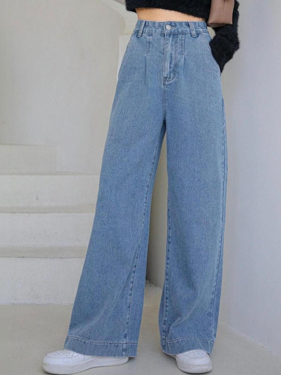 Buy 4WRD By Dressberry Women Straight Fit High Rise Light Fade ...