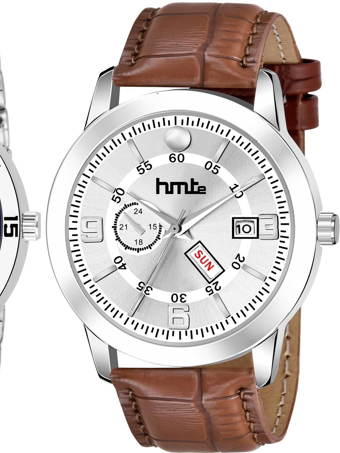 Buy HMTE Men Dial & Straps Analogue Date Aperture Watches HM 909792 ...