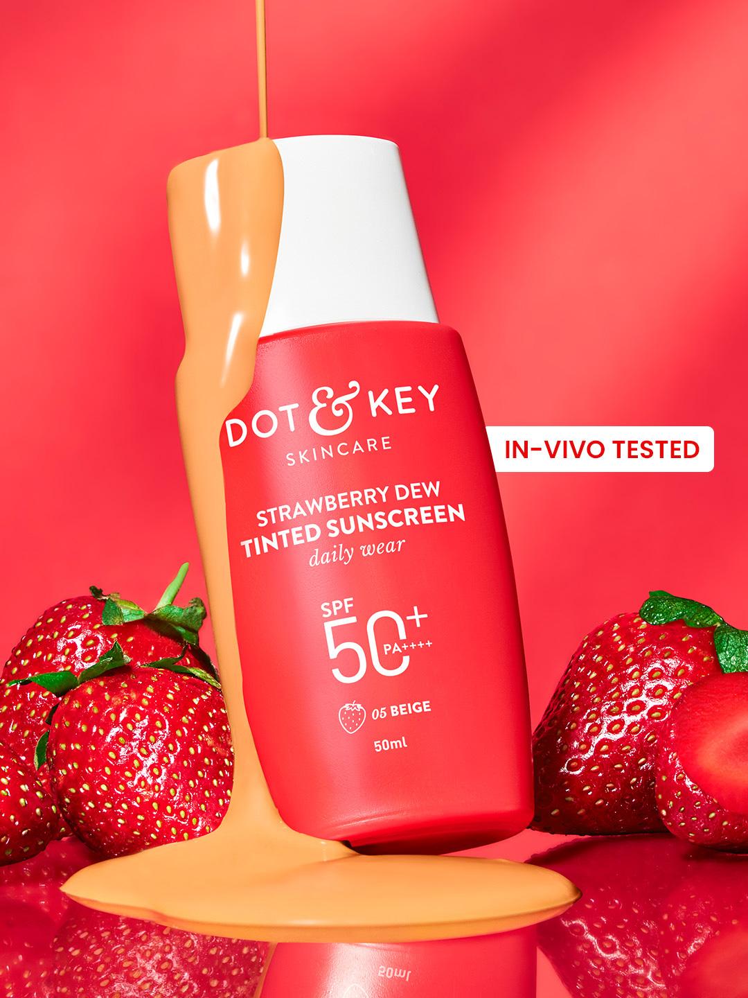 Buy DOT & KEY Strawberry Dew Tinted Sunscreen SPF 50+ PA++++ For Daily ...