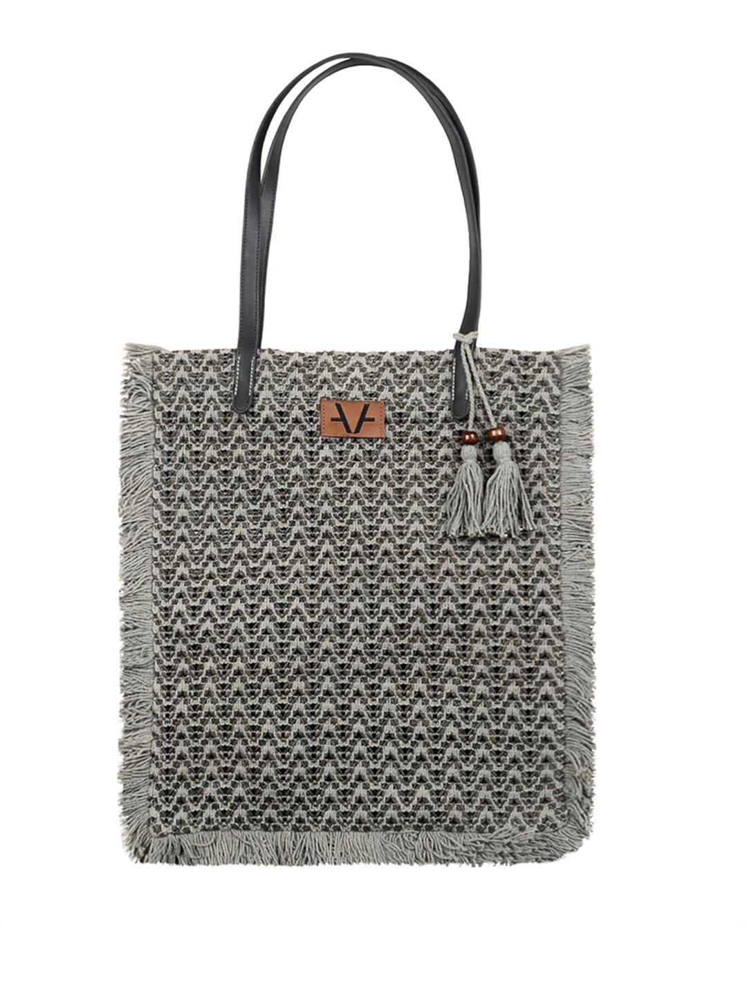 Buy Avake Lightweight Raffia Vegan Leather Shopping Bag - Handbags for ...