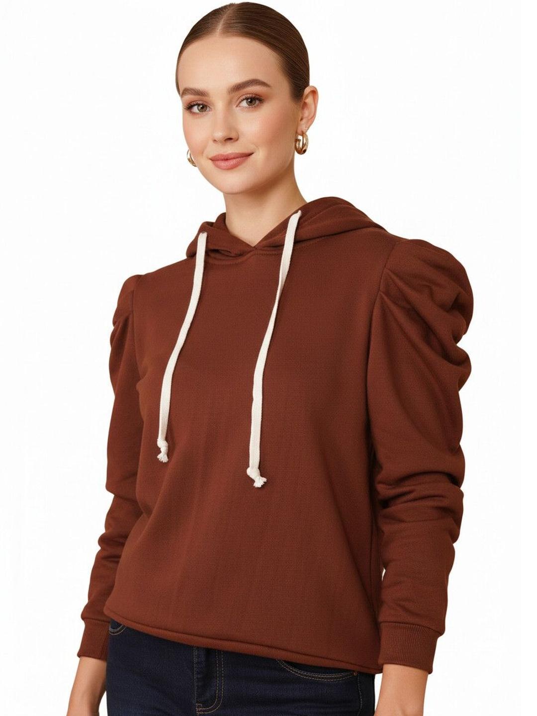 Buy Mast & Harbour Women Hooded Sweatshirt - Sweatshirts for Women ...