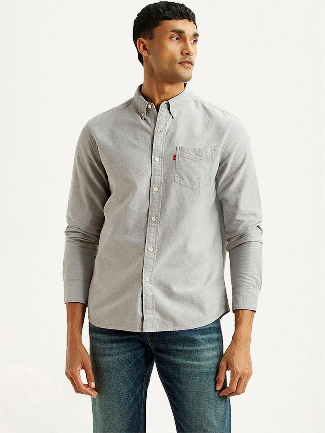 Buy Levis Men Classic Slim Fit Casual Shirt - Shirts for Men 39117500 ...