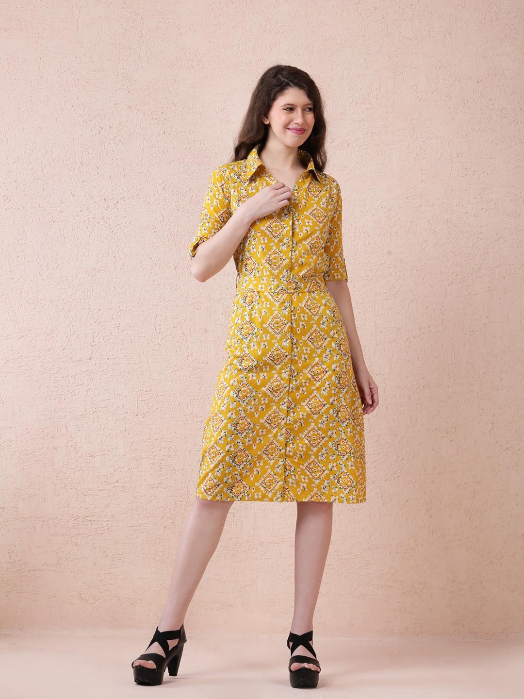Buy LECORA Print Shirt Dress - Dresses for Women 38432038 | Myntra