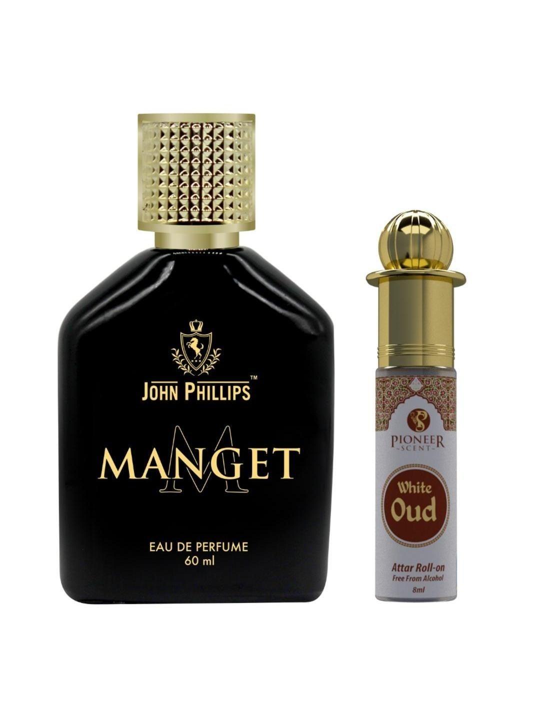 Buy JOHN PHILLIPS Set Of 2 Manget Eau De Parfum 60 Ml With White Oud ...