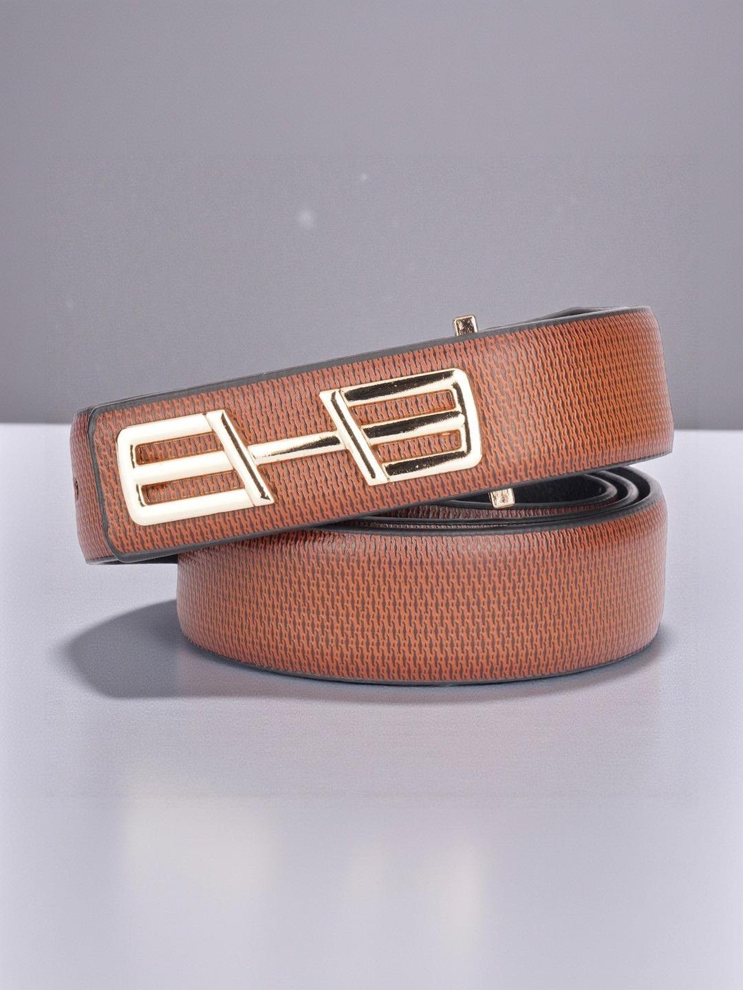 Buy The Roadster Lifestyle Co Men Textured Casual Belt - Belts for Men ...