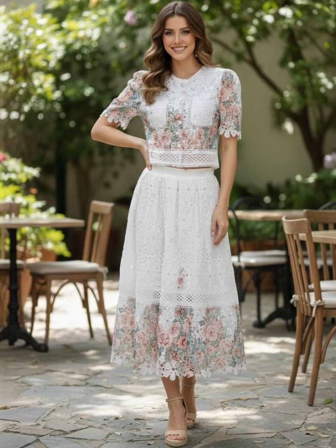 Buy MARC LOUIS Top With Skirt Co Ords - Co Ords for Women 39463639 | Myntra