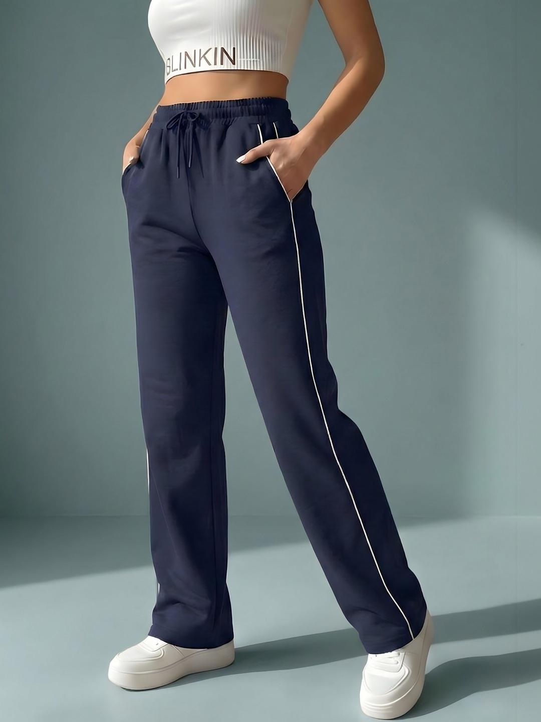 Buy Blinkin Women Cotton Relaxed Fit Track Pants - Track Pants for ...