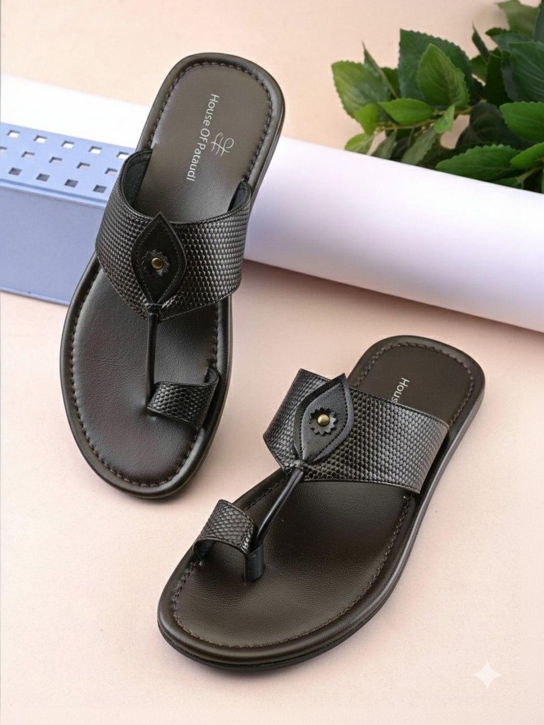 Buy House Of Pataudi Leather One Toe Sandals - Sandals for Men 39537646 ...