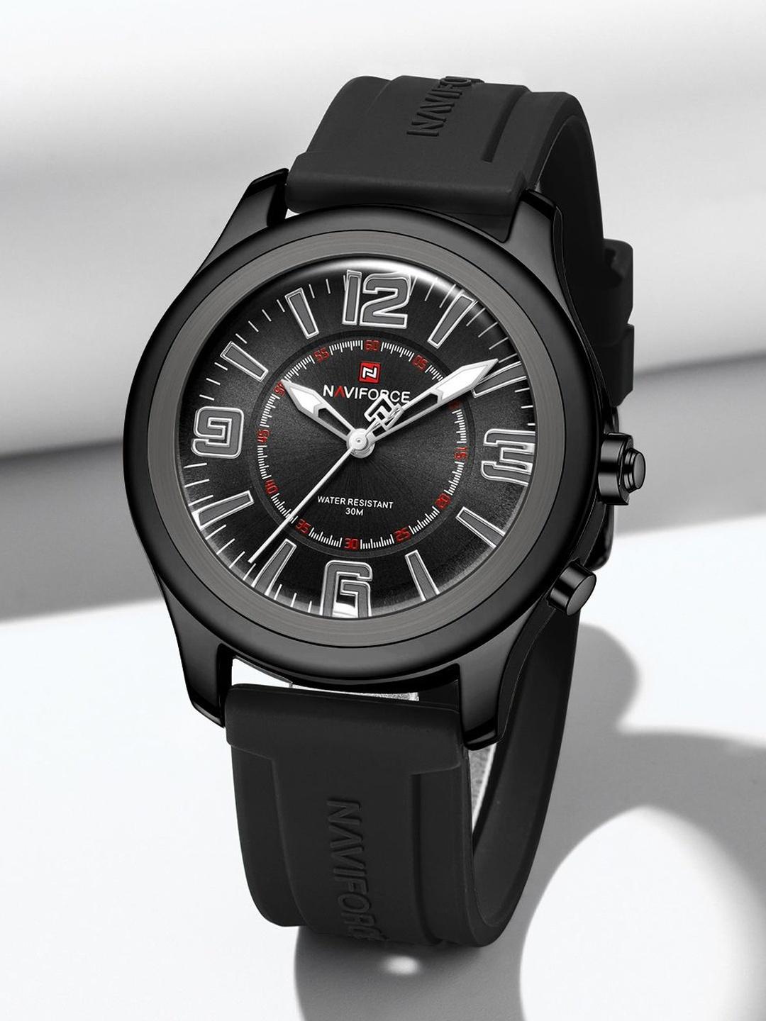 Buy Naviforce Men Dial & Straps Analogue Date Aperture Watch NF9256G B ...