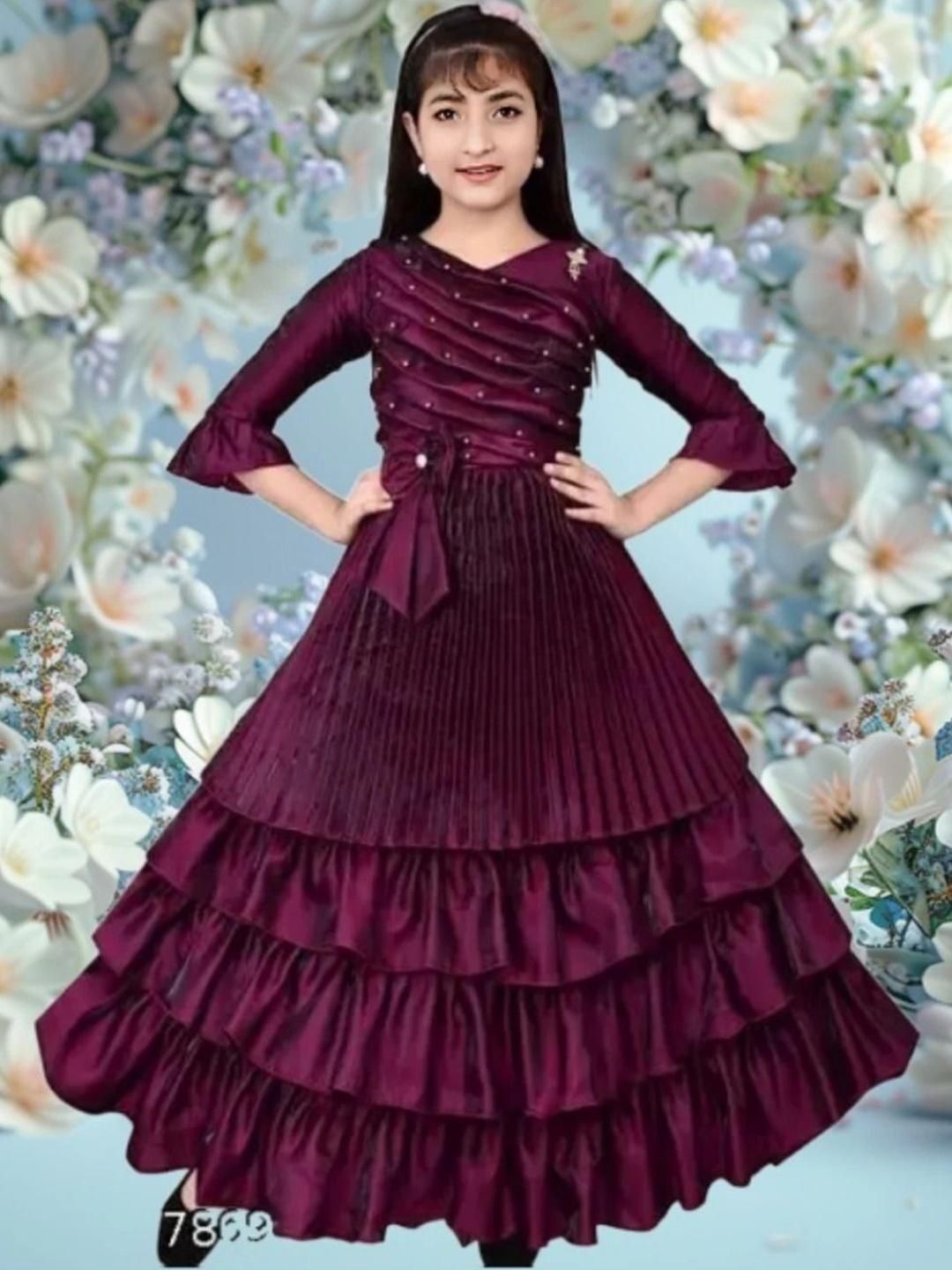 Buy TASDIK GARMENTS Maxi Dress - Dresses for Girls 39616894 | Myntra
