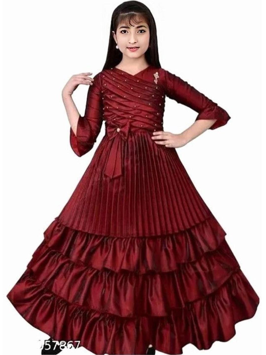 Buy TASDIK GARMENTS Maxi Dress - Dresses for Girls 39618942 | Myntra