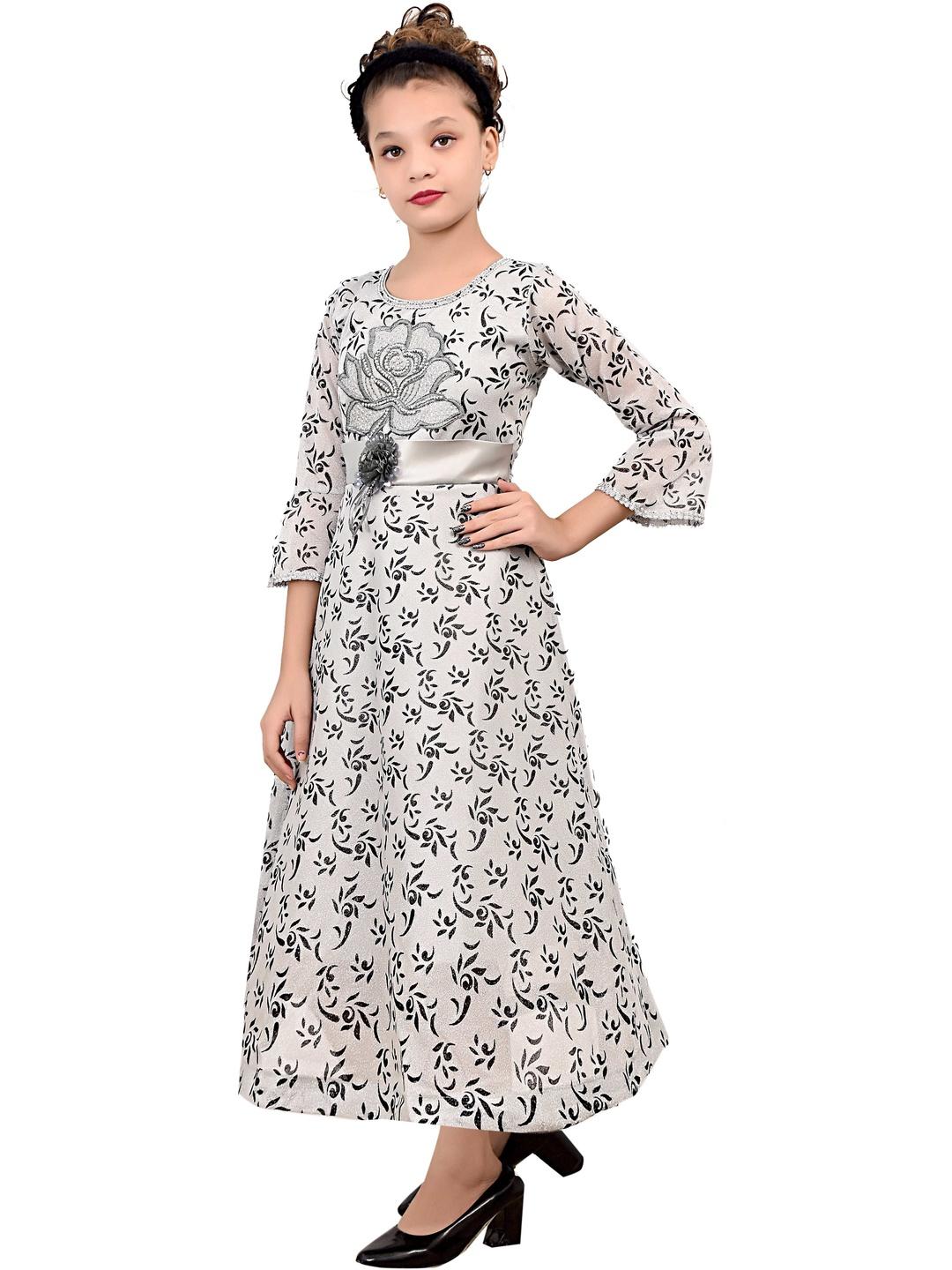 Buy TASDIK GARMENTS Floral Print Maxi Dress - Dresses for Girls ...