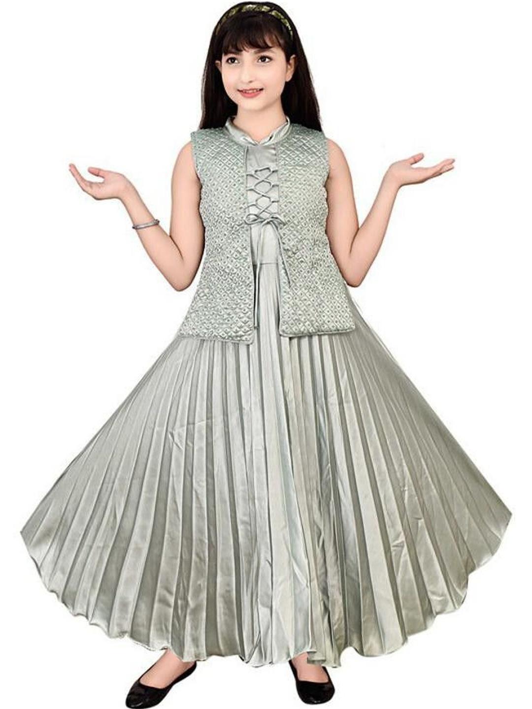 Buy TASDIK GARMENTS Print Maxi Dress - Dresses for Girls 39652093 | Myntra