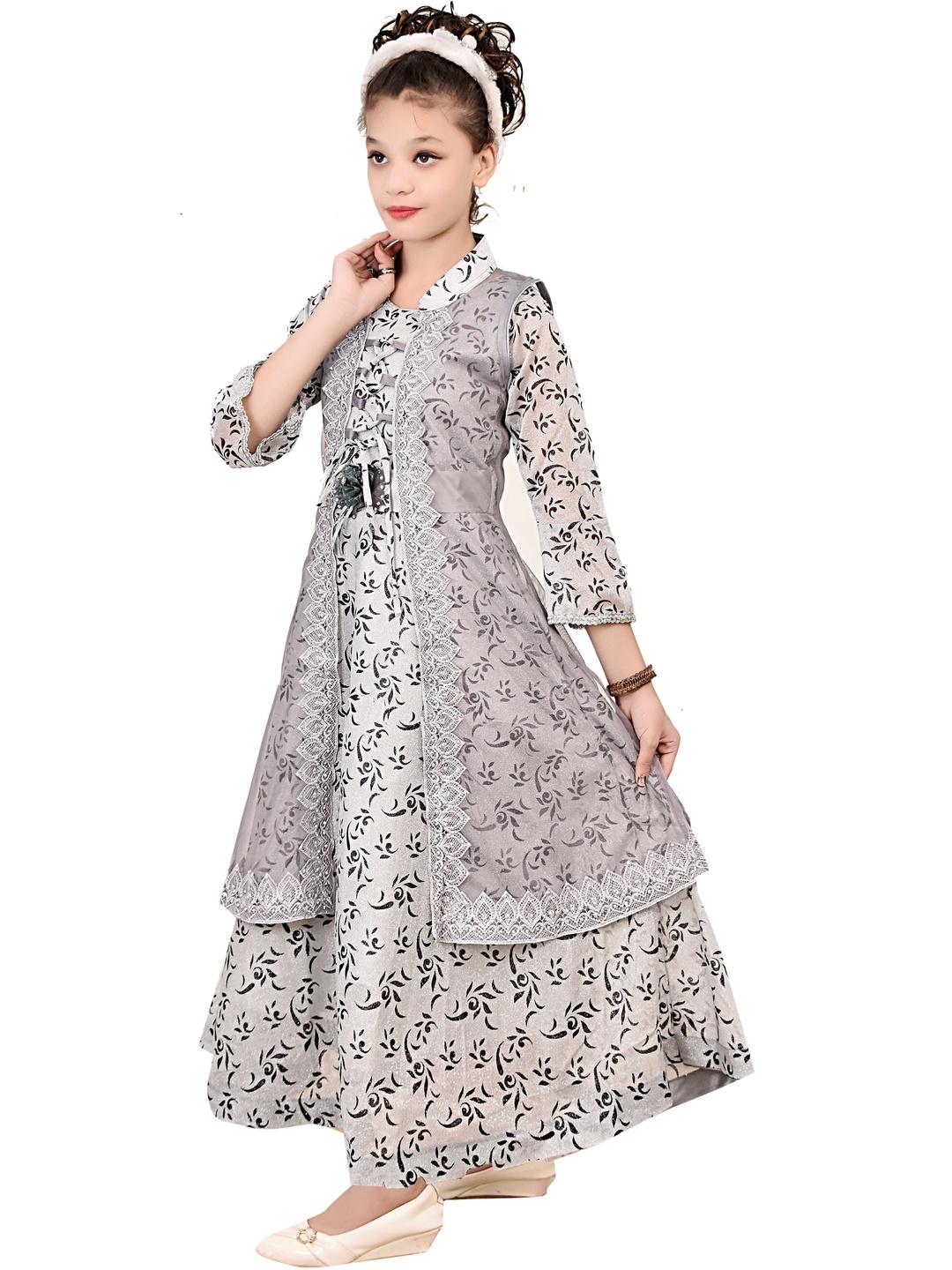 Buy TASDIK GARMENTS Floral Print Maxi Dress - Dresses for Girls ...