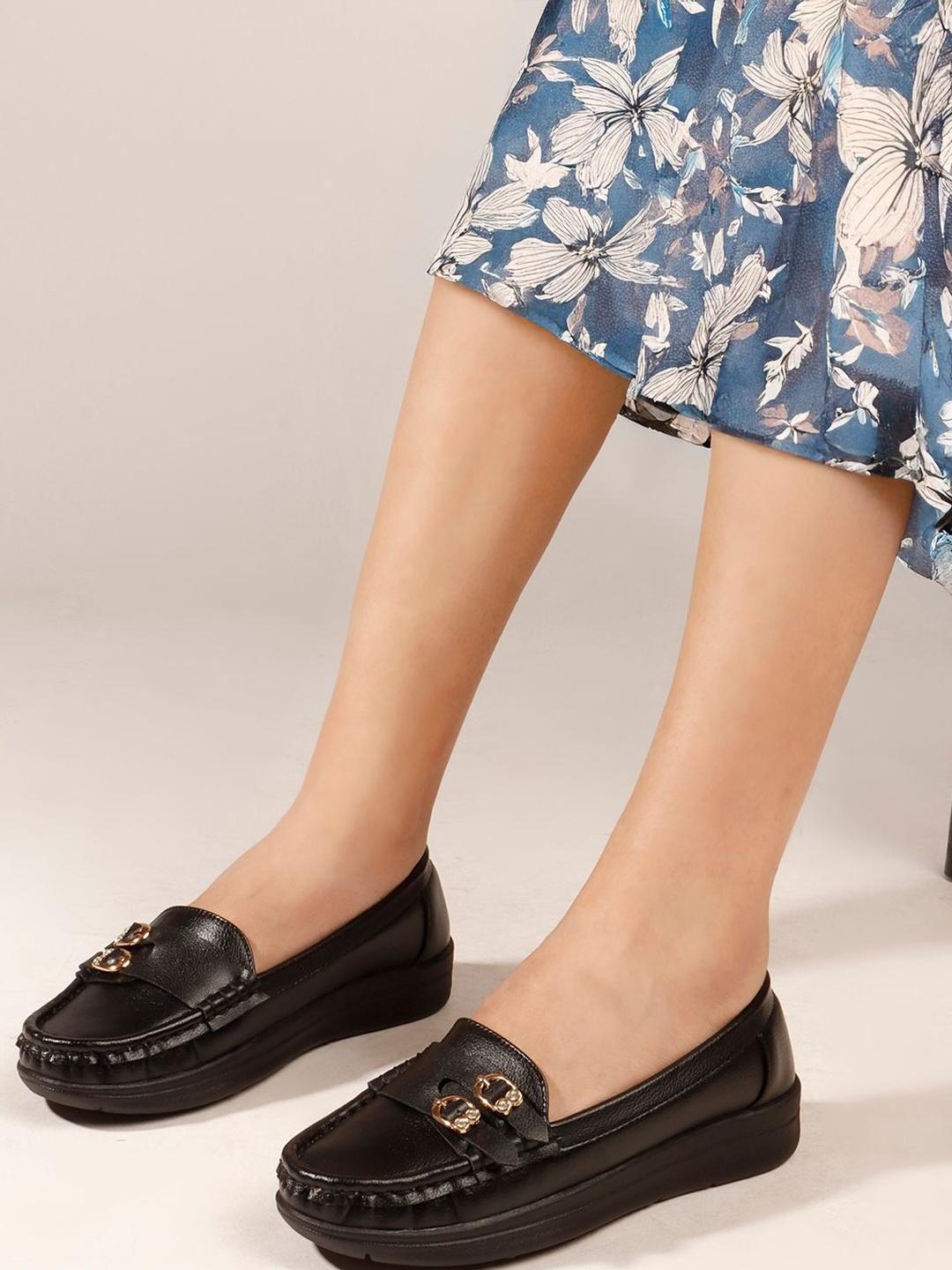 Buy TRIKSY Women Patent Leather Loafers - Casual Shoes for Women ...