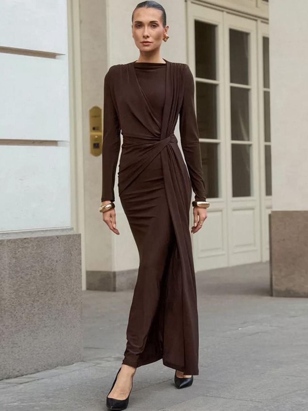 Buy MIAKEE Sheath Maxi Dress - Dresses for Women 39147750 | Myntra