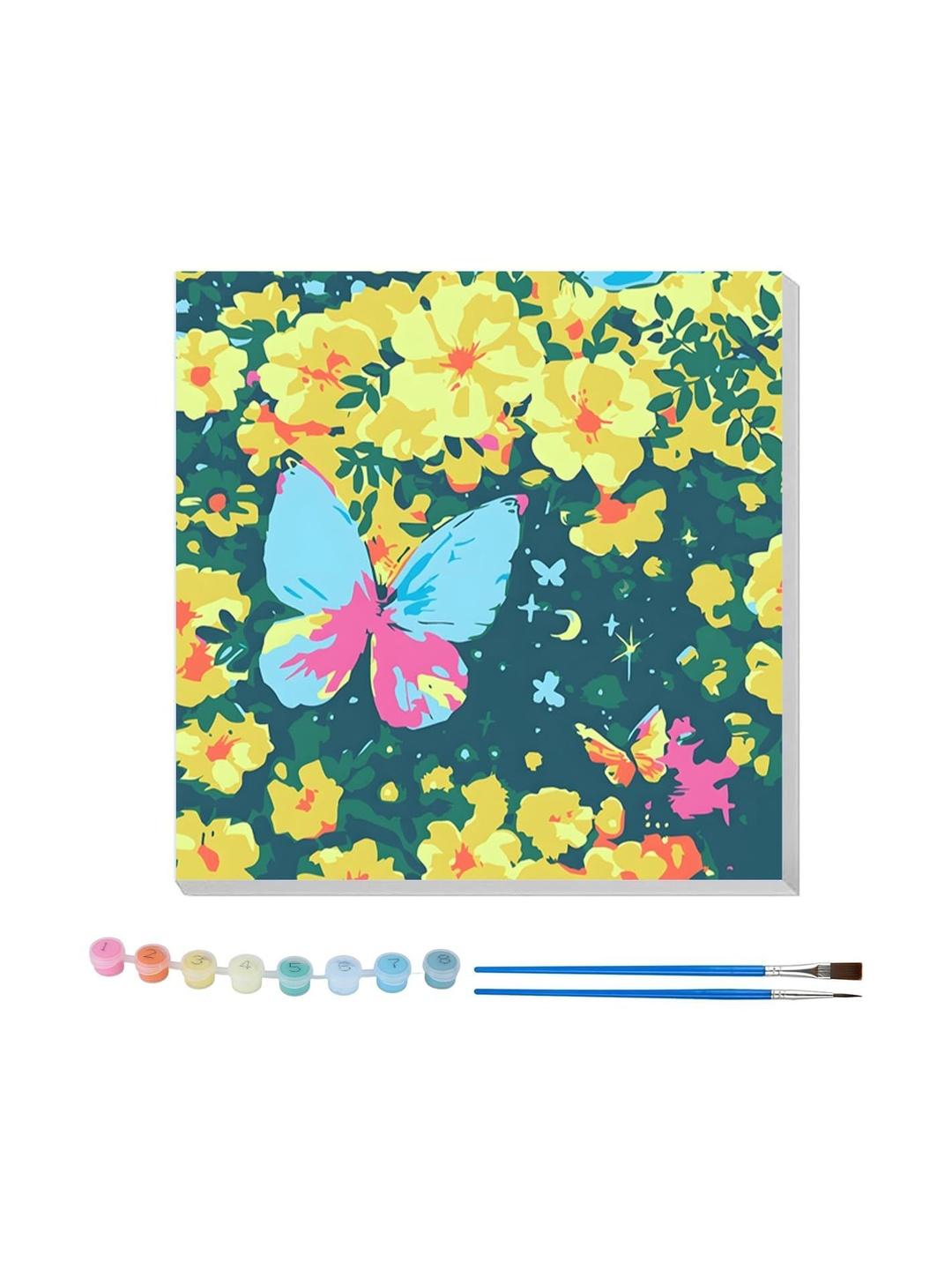 Buy Palay Butterfly Blossom Canvas DIY Art & Craft Kit - Art And Craft ...