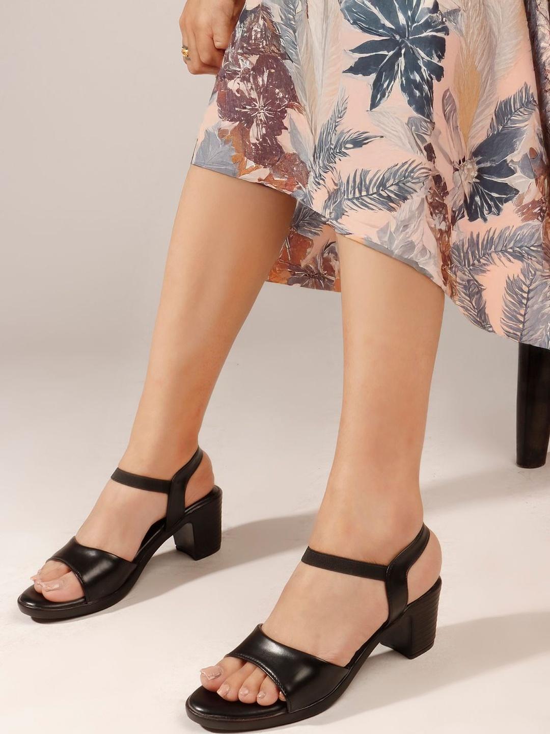 Buy TRIKSY Block Sandals - Heels for Women 39694833 | Myntra