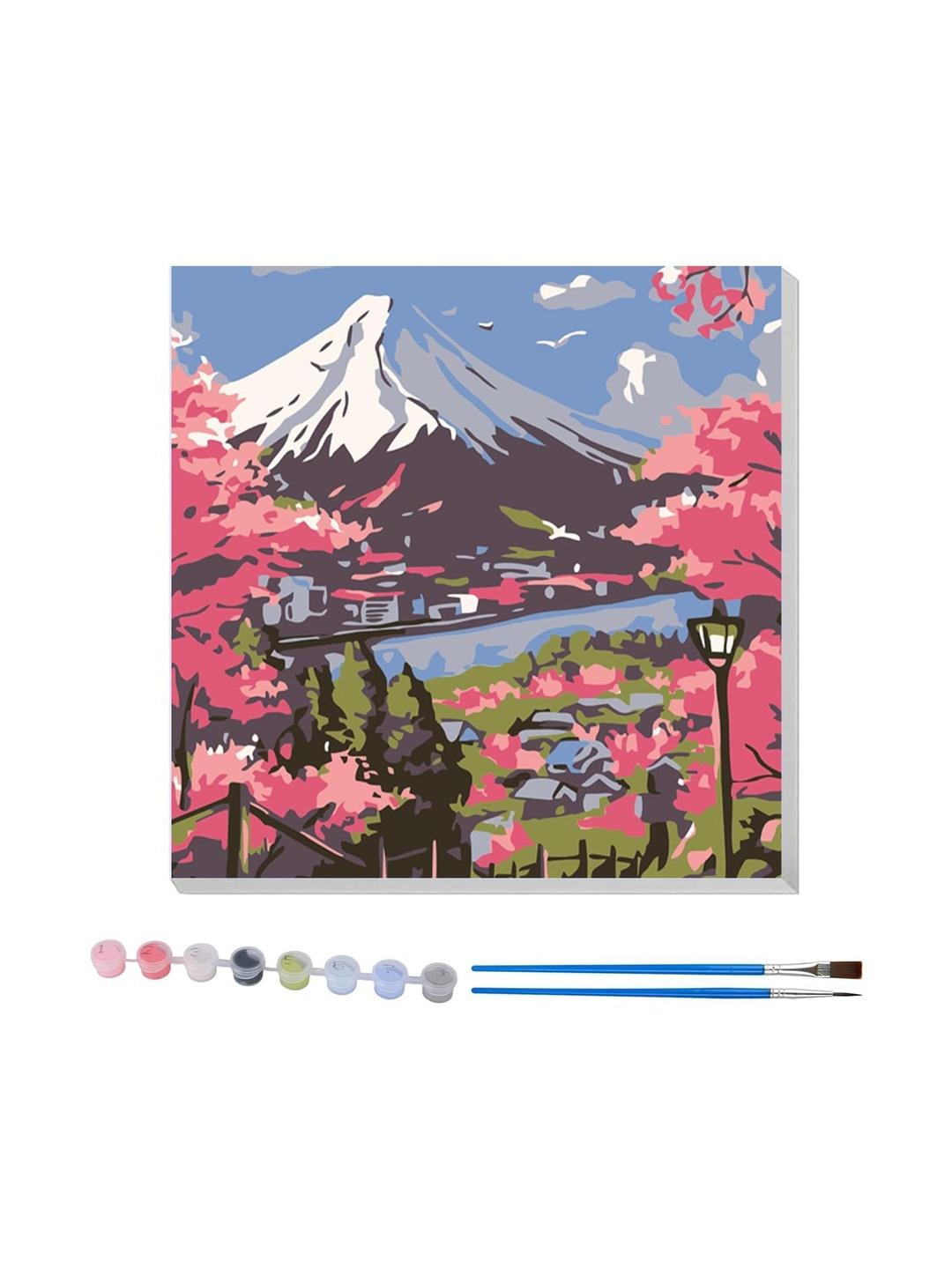 Buy Palay DIY Mount Fuji Cherry Blossom Art Kit - Art And Craft for ...