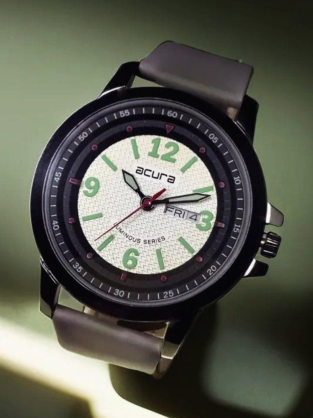 Buy Acura Men Dial & Straps Analogue Date Aperture Watch AC 1002 ...