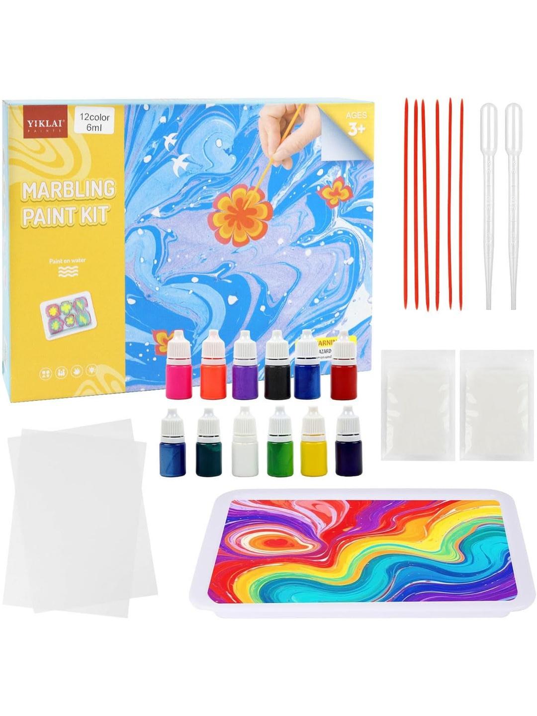 Buy Palay DIY Paper Marbling Art Kit - Art And Craft for Unisex ...