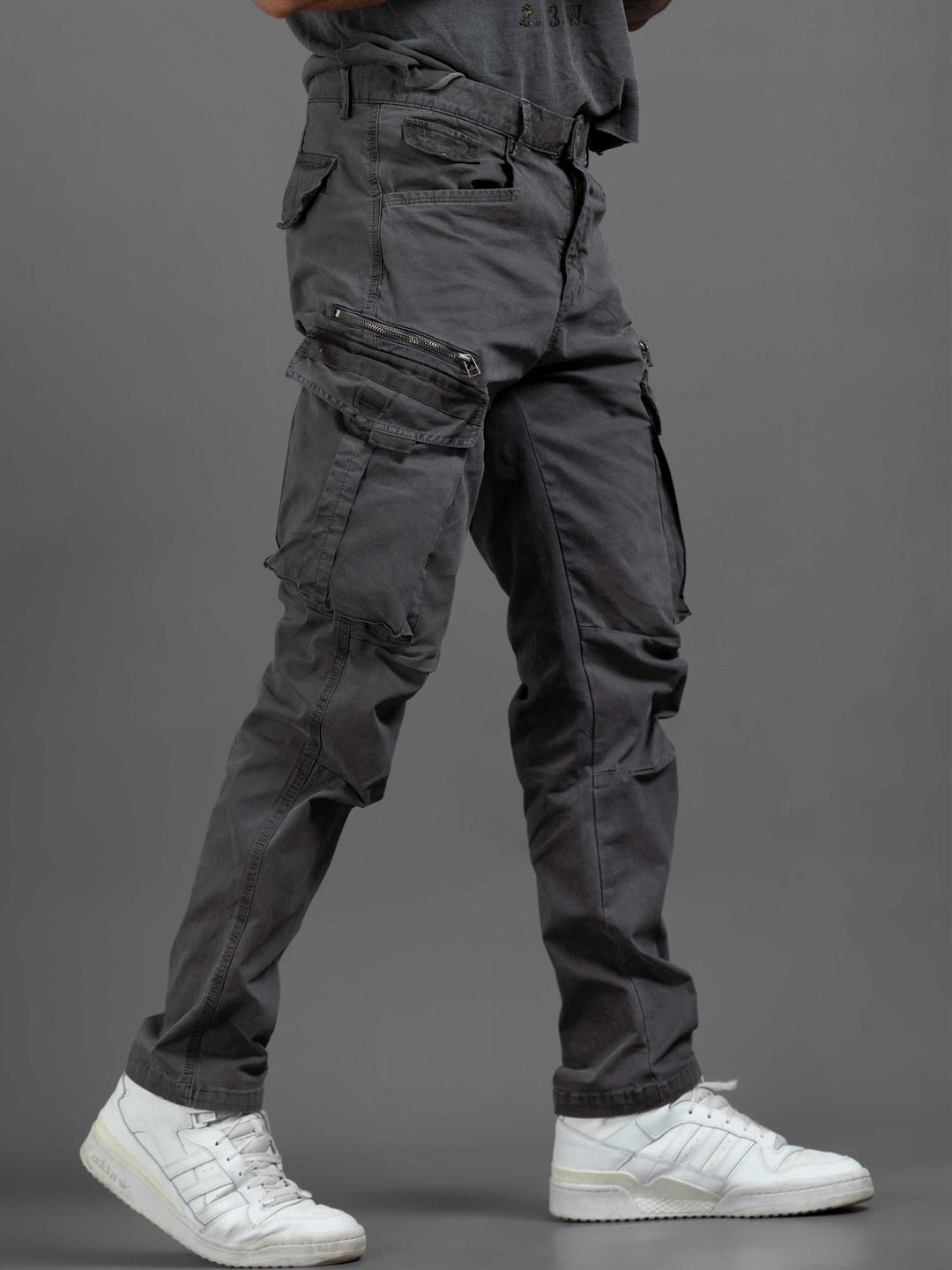 Buy Italian Colony Men Tailored Cargos Trousers - Trousers for Men ...