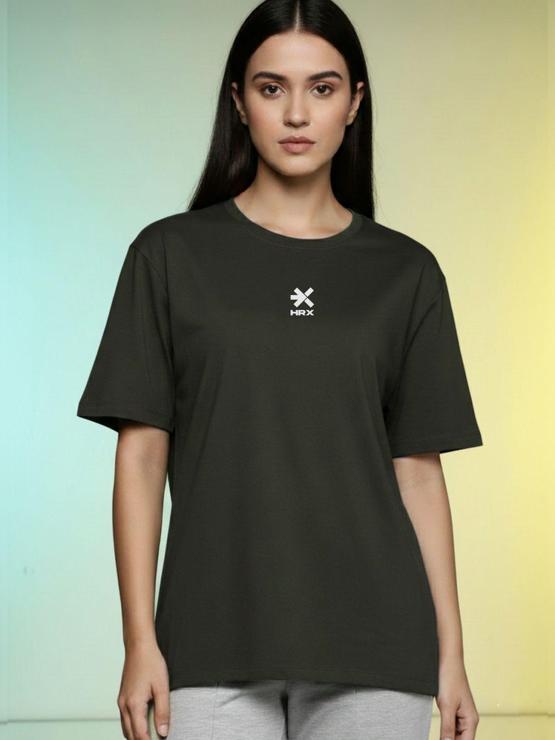 Buy HRX By Hrithik Roshan Women Brand Logo Printed 1 T Shirt - Tshirts ...