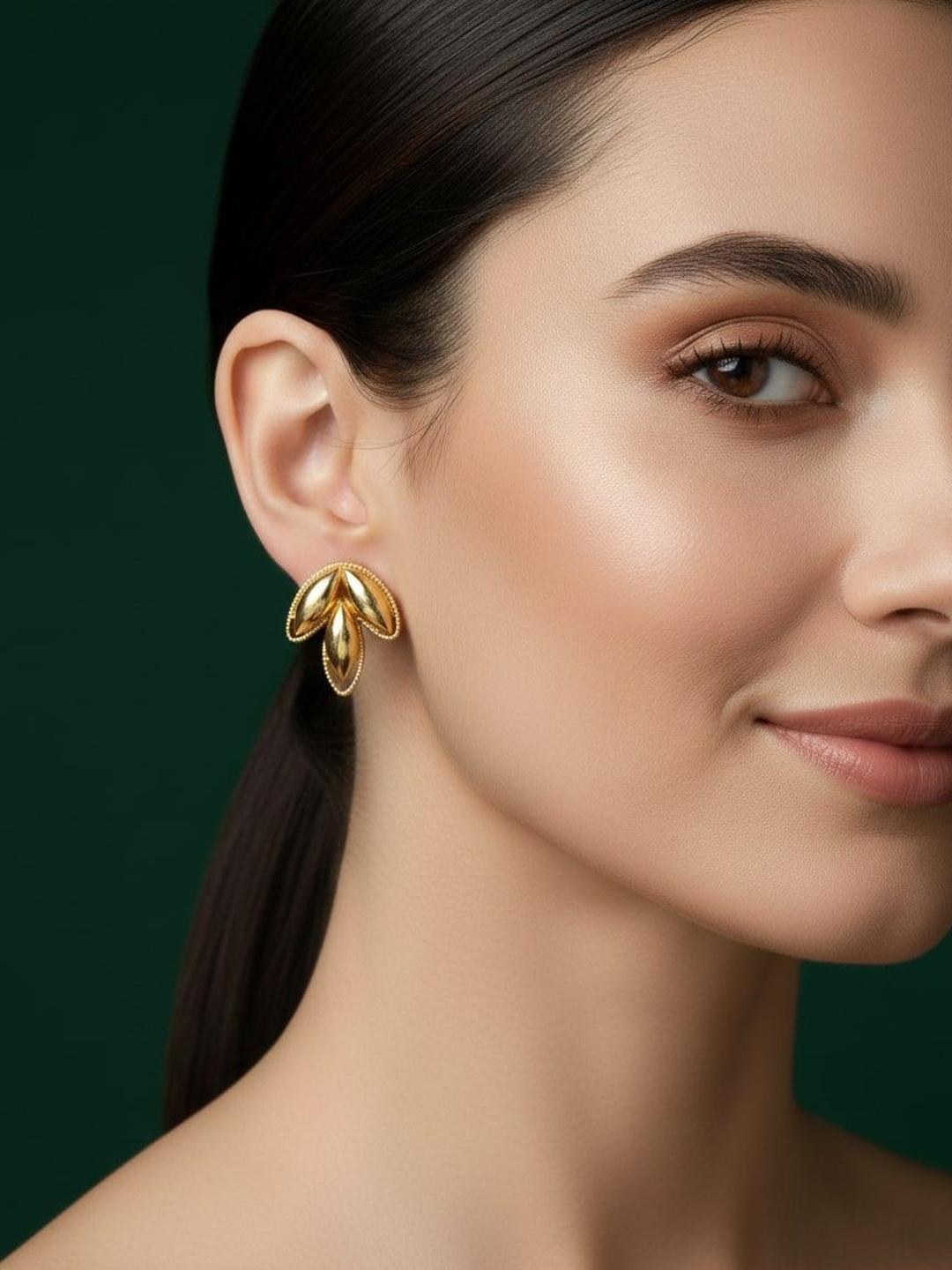 Buy DURATI Floral Studs Earrings - Earrings for Women 39169672 | Myntra
