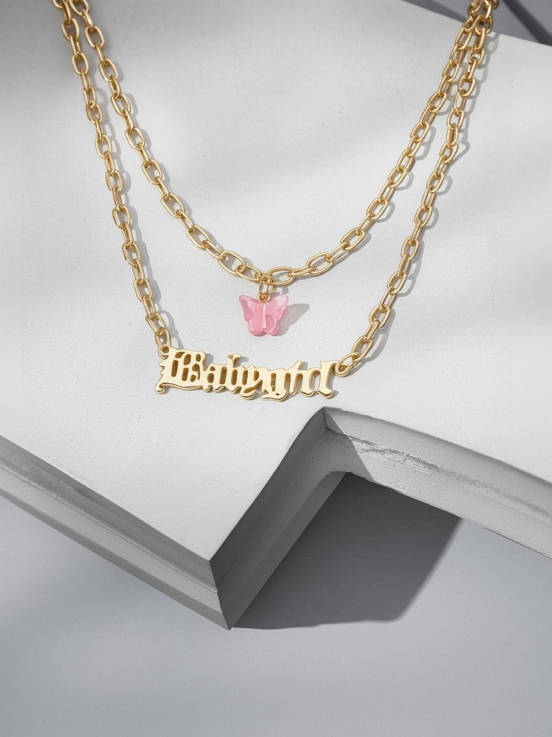 Buy Vembley Gold Plated Layered Necklace - Necklace And Chains for ...