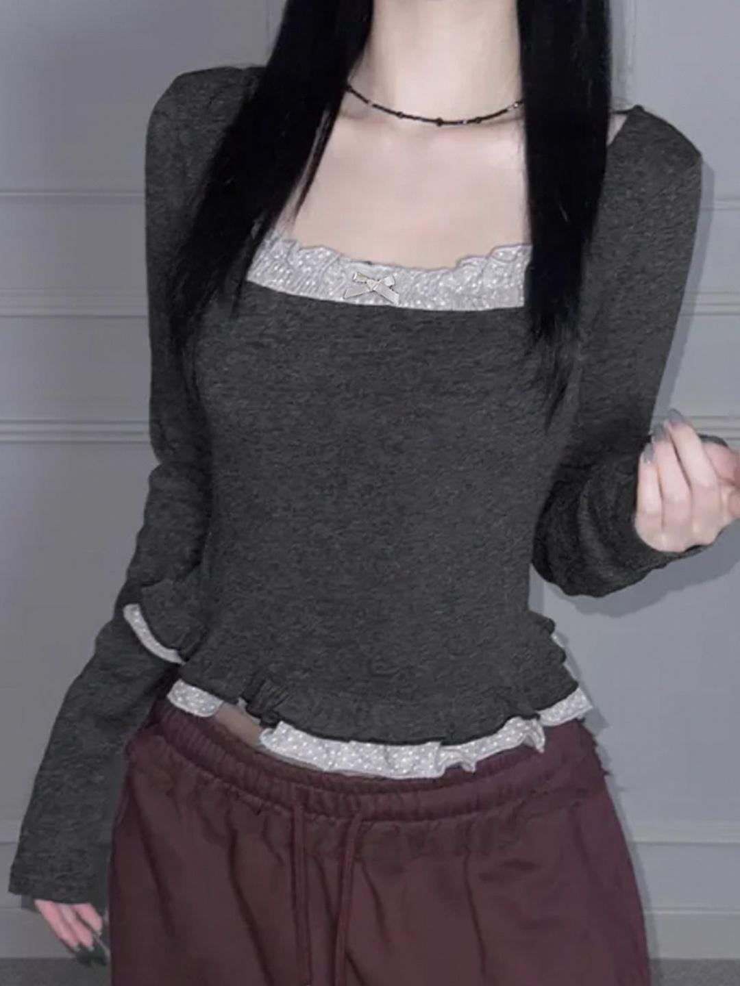 Buy StyleCast X Revolte Extended Sleeves Crop Top - Tops for Women ...
