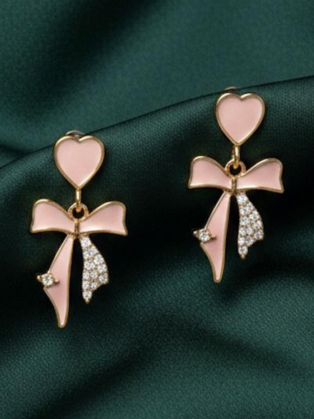 Buy DURATI Gold Plated Quirky Drop Earrings - Earrings for Women ...