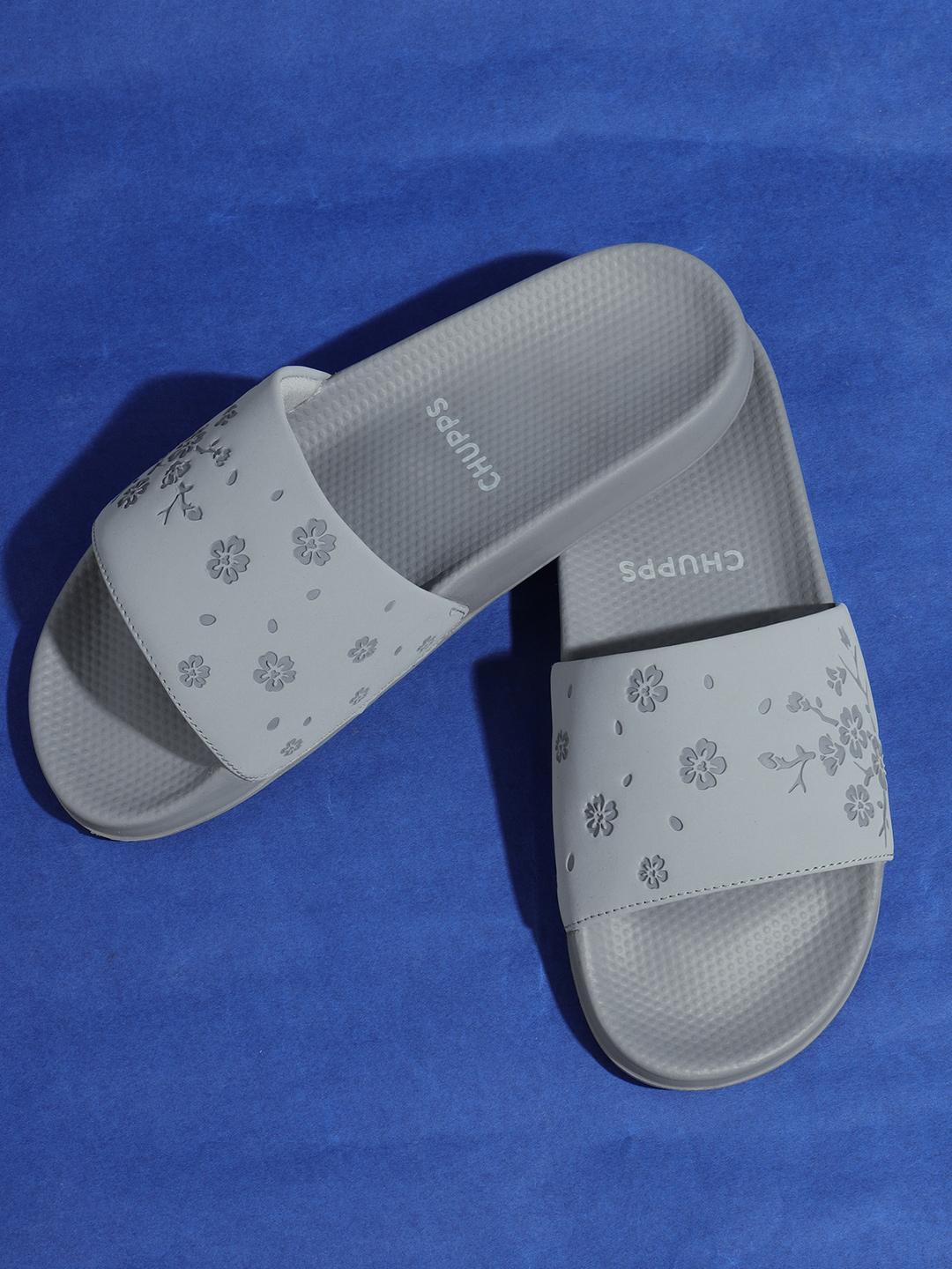 Buy CHUPPS Women Hana Printed Sliders - Flip Flops for Women 36009739 ...