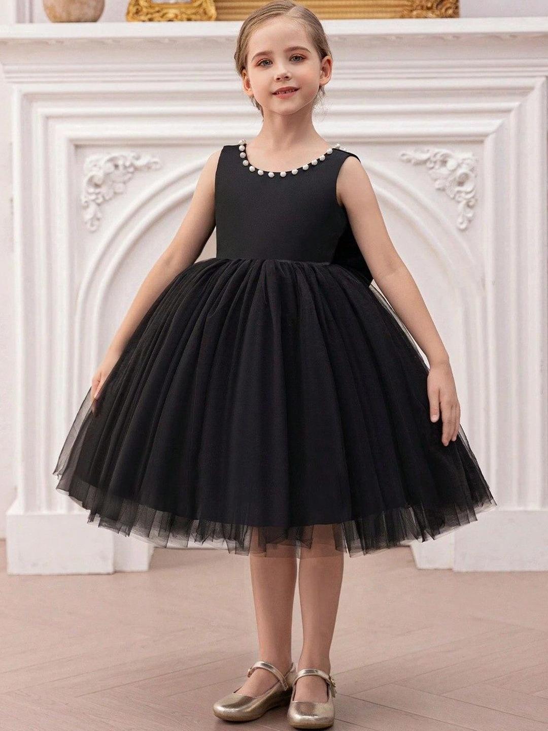 Buy Tejam Satin Fit & Flare Dress - Dresses for Girls 39222299 | Myntra