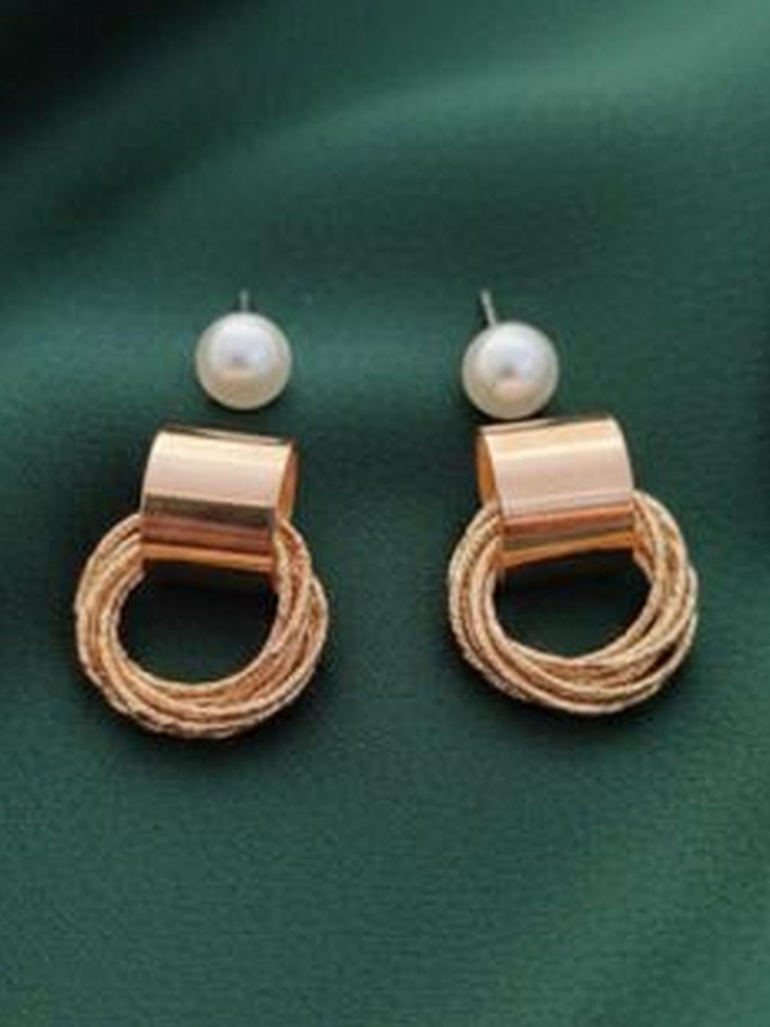 Buy DURATI Geometric Drop Earrings - Earrings for Women 39241659 | Myntra