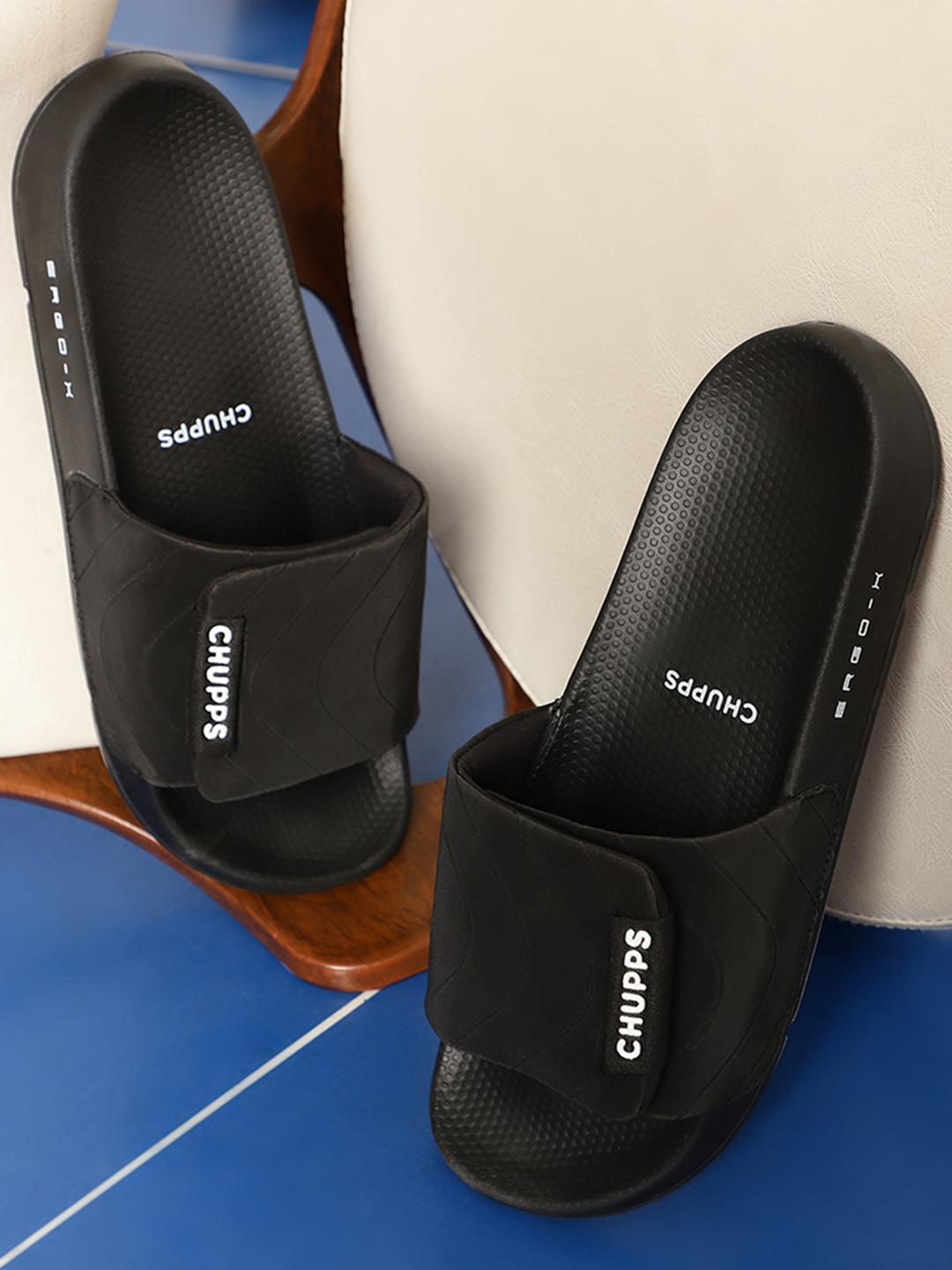 Buy CHUPPS Men Flow ErgoX Plus Comfort Slider - Flip Flops for Men ...