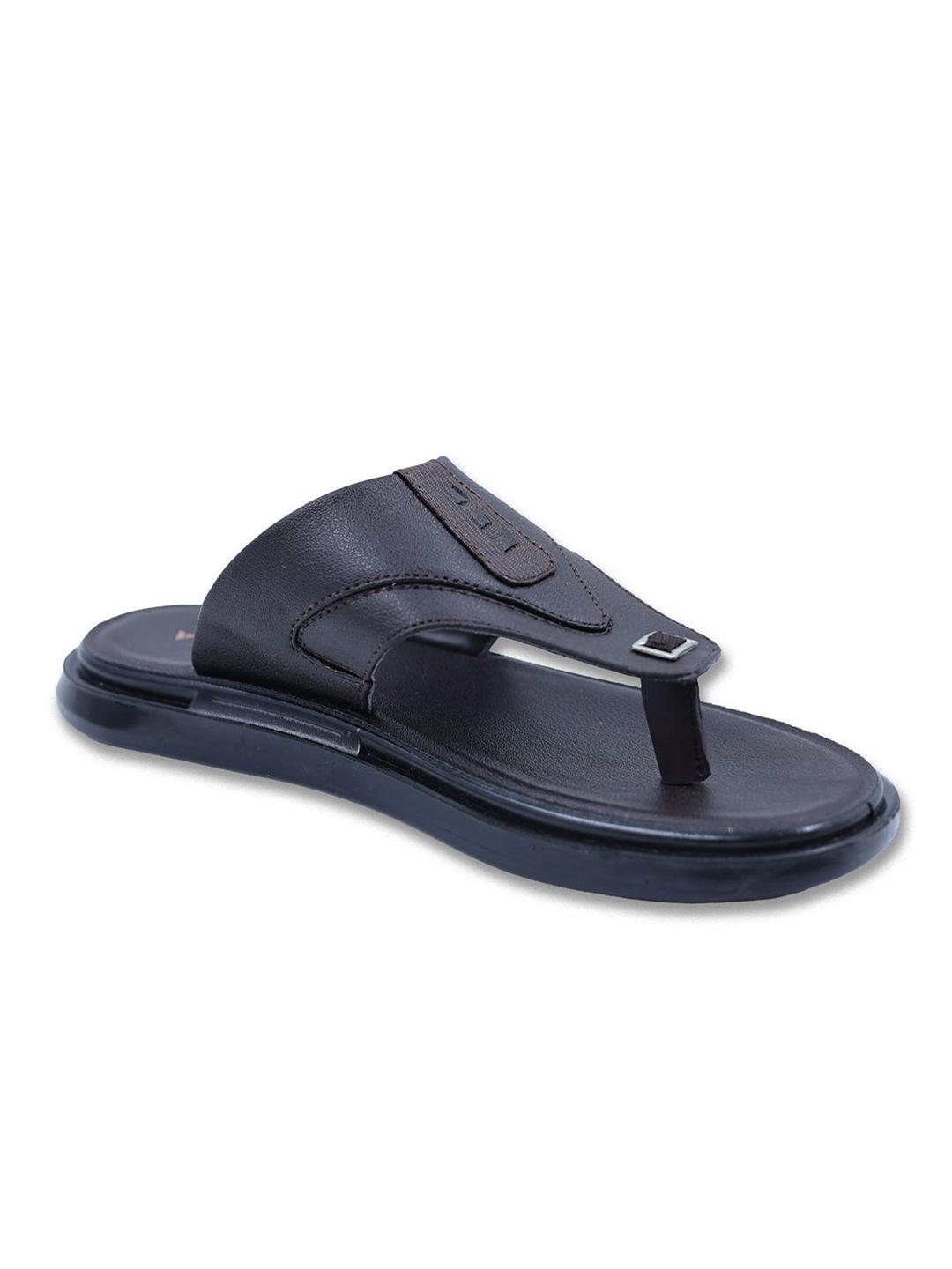 Buy Trekiva Men Brown PU Flip Flops - Flip Flops for Men 35919467 | Myntra