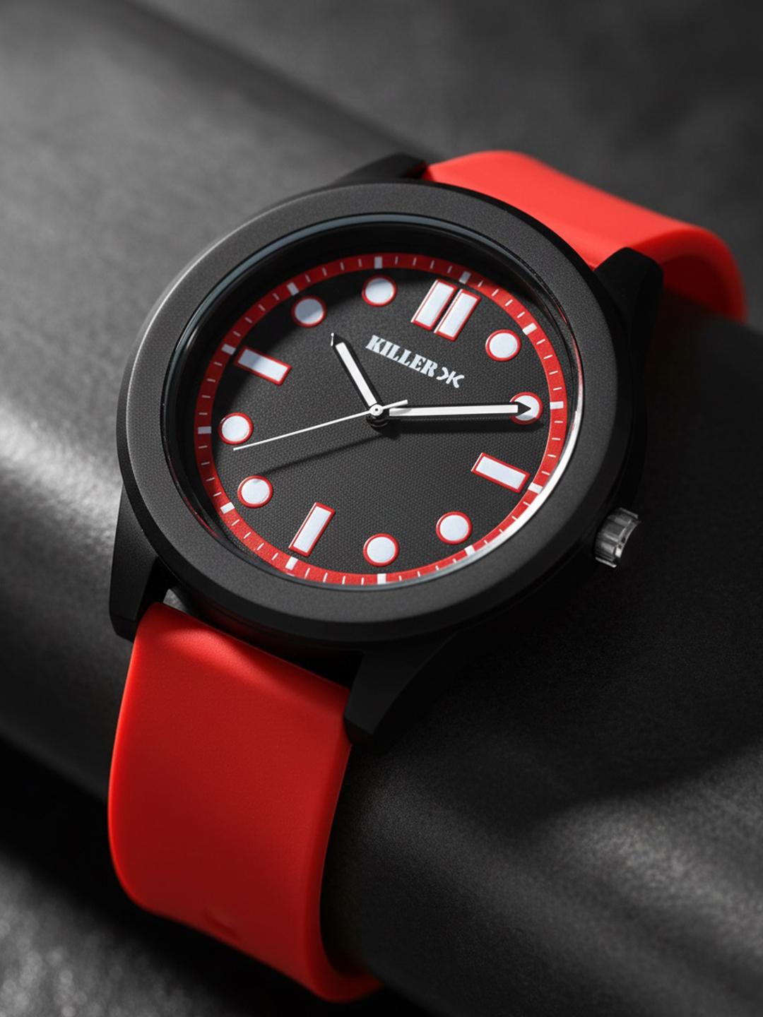 Buy Killer Men Brass Dial & Straps Analogue Watch KLMO51C - Watches for ...