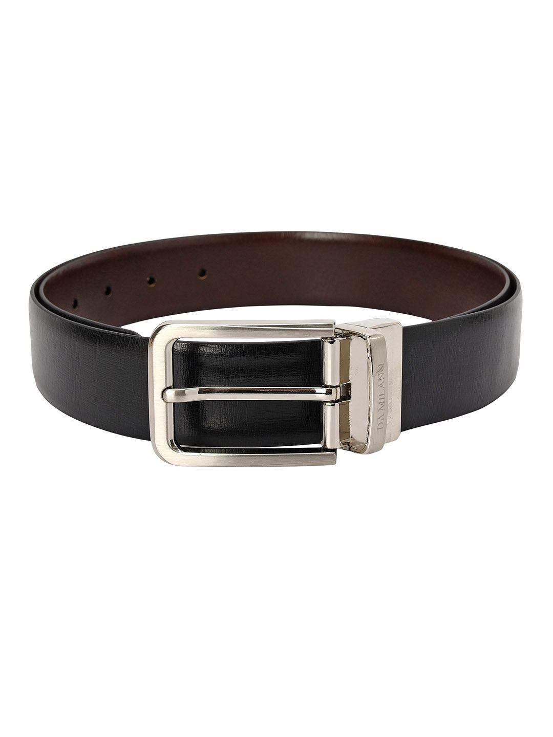 Buy Da Milano Men Leather Reversible Belt - Belts for Men 39245833 | Myntra
