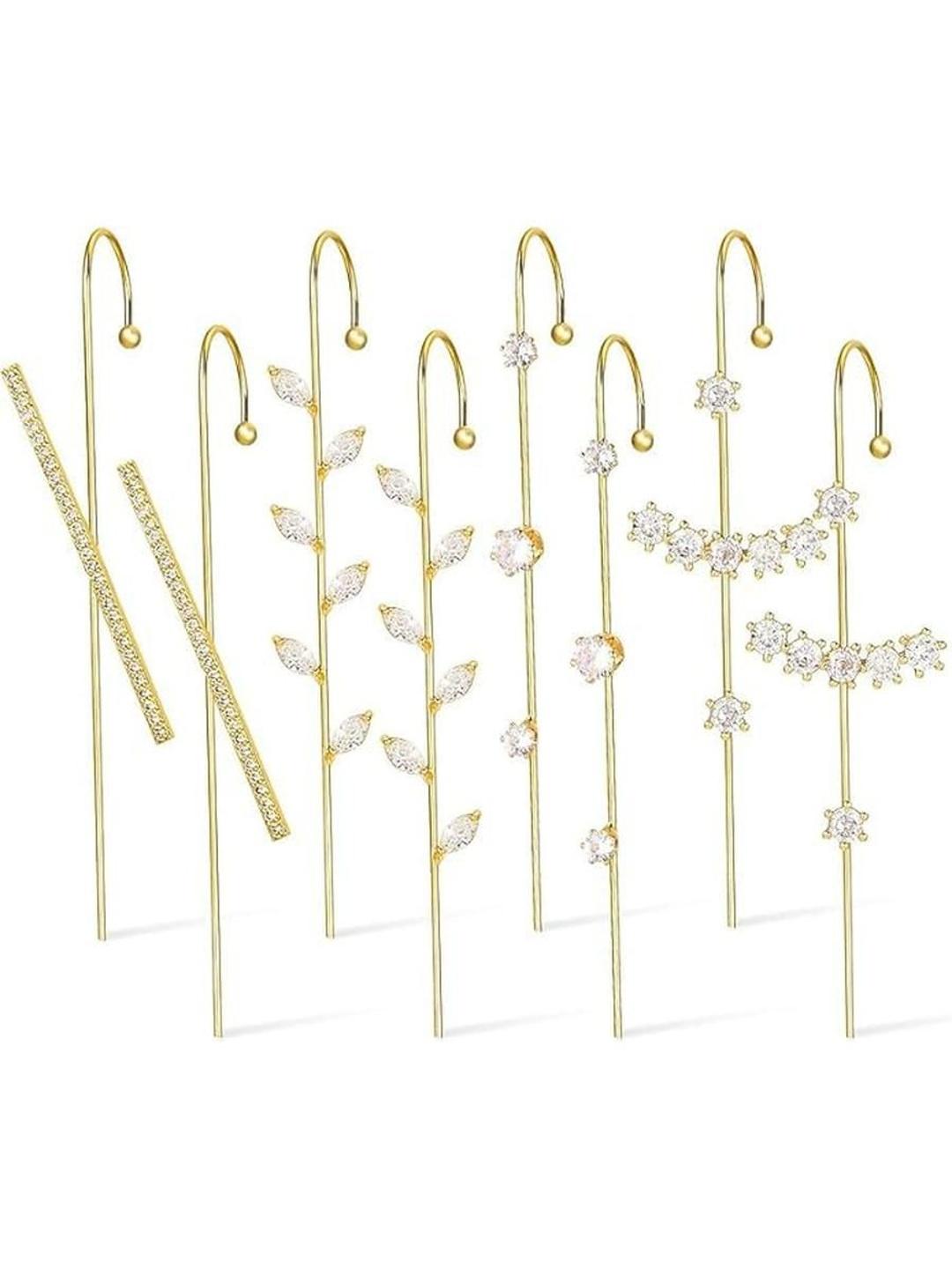 Buy EL REGALO Floral Ear Cuff Earrings - Earrings for Women 39285579 ...