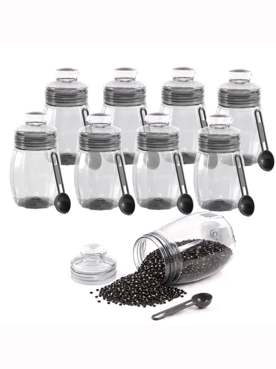 Buy Myntra Elegant Homes Grey 2026 Plastic Easy To Clean Canister ...