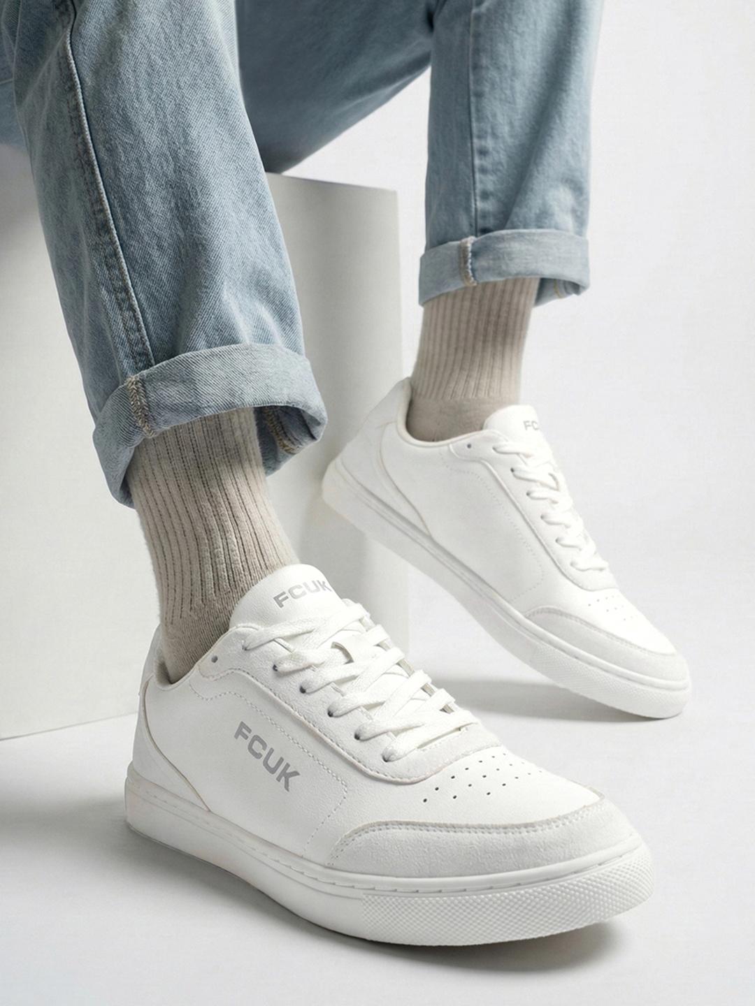 Buy FCUK Men Perforated Detail Sneakers - Casual Shoes for Men 34083148 ...